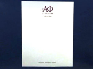 Official Letterhead Alpha Phi | GreekStation
