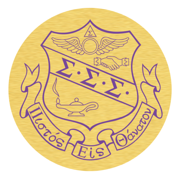 Foiled Seals with Crest Sigma Sigma Sigma | GreekStation