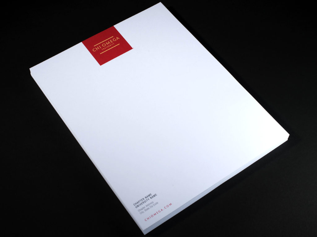 Official Letterhead Chi Omega | GreekStation
