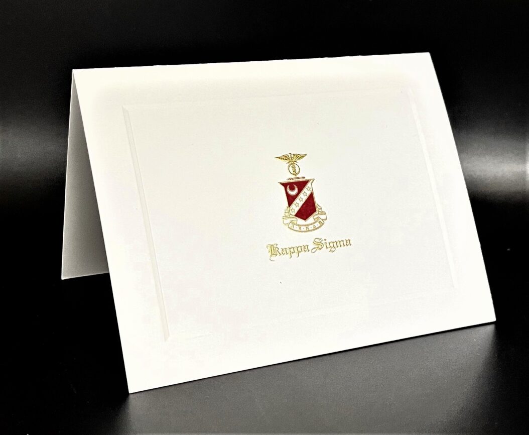 Engraved Bid Day Cards Kappa Sigma | GreekStation