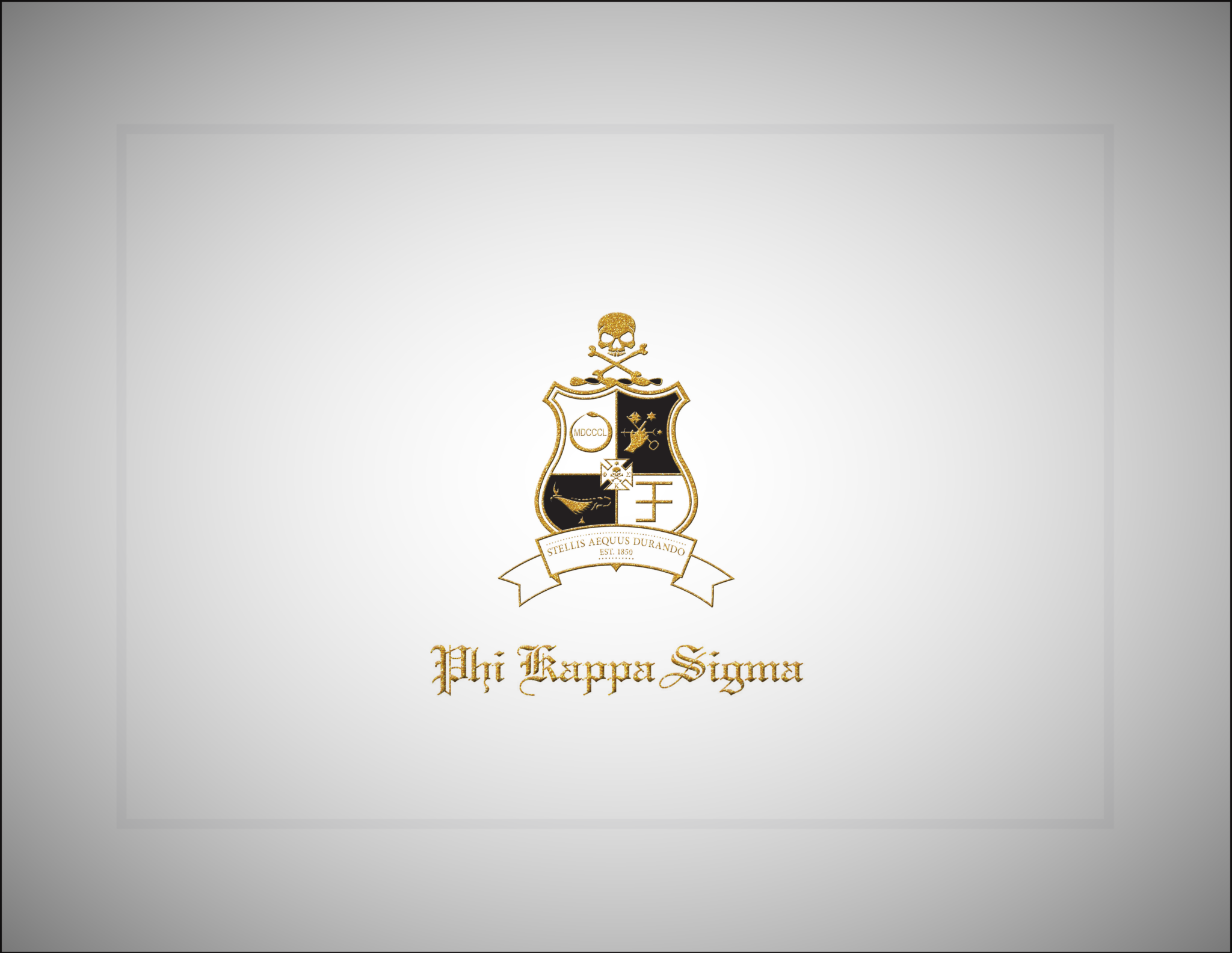 Engraved Bid Day Cards Phi Kappa Sigma | GreekStation